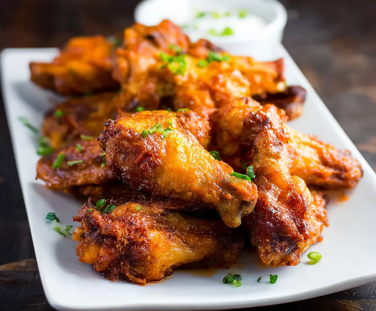 Easy Crispy Buffalo Chicken Wings